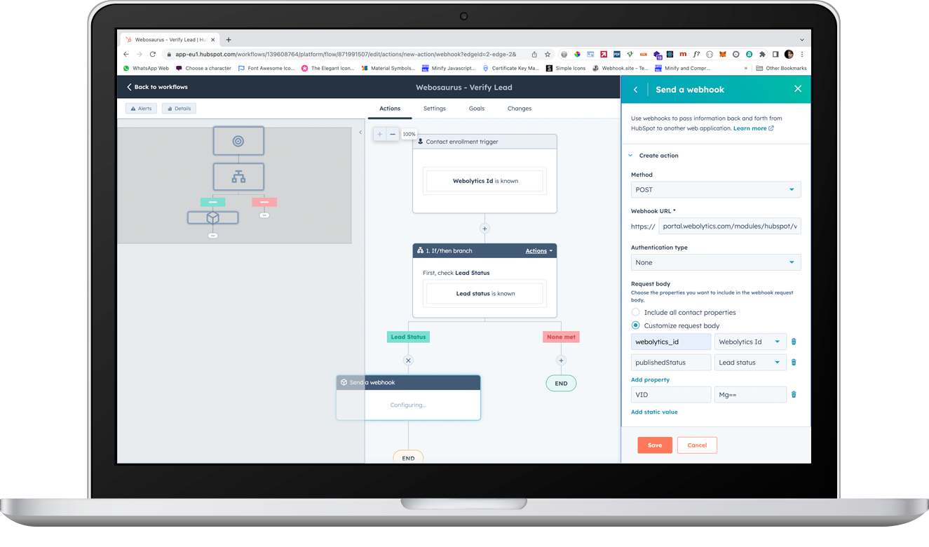 Hubspot Workflow Rules - Verify Lead