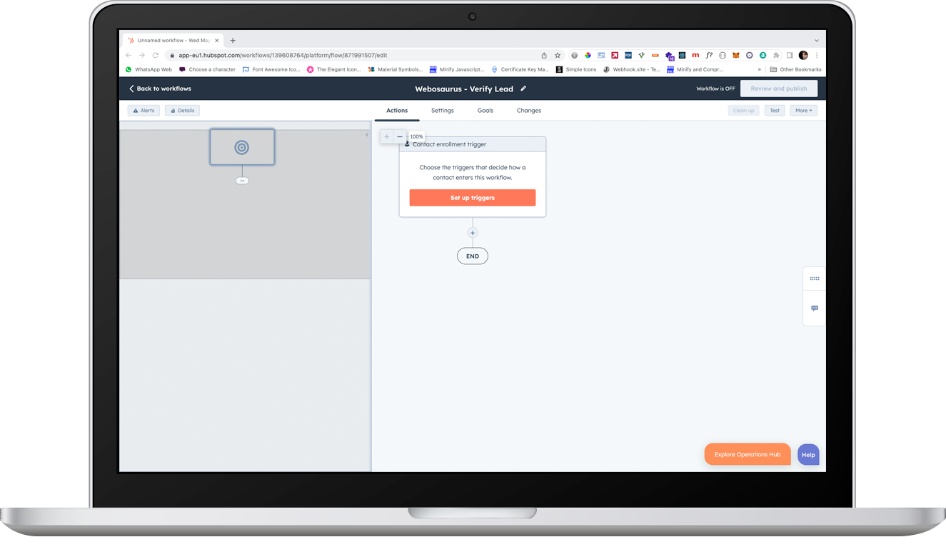 Hubspot Workflow Rules - Verify Lead