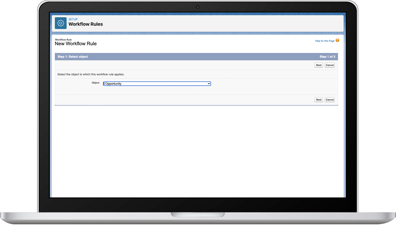 Salesforce Workflows - Process an Acquisition