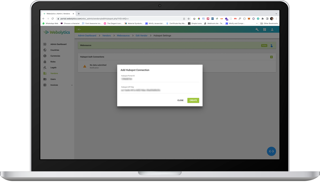 Set up a Hubspot Connection