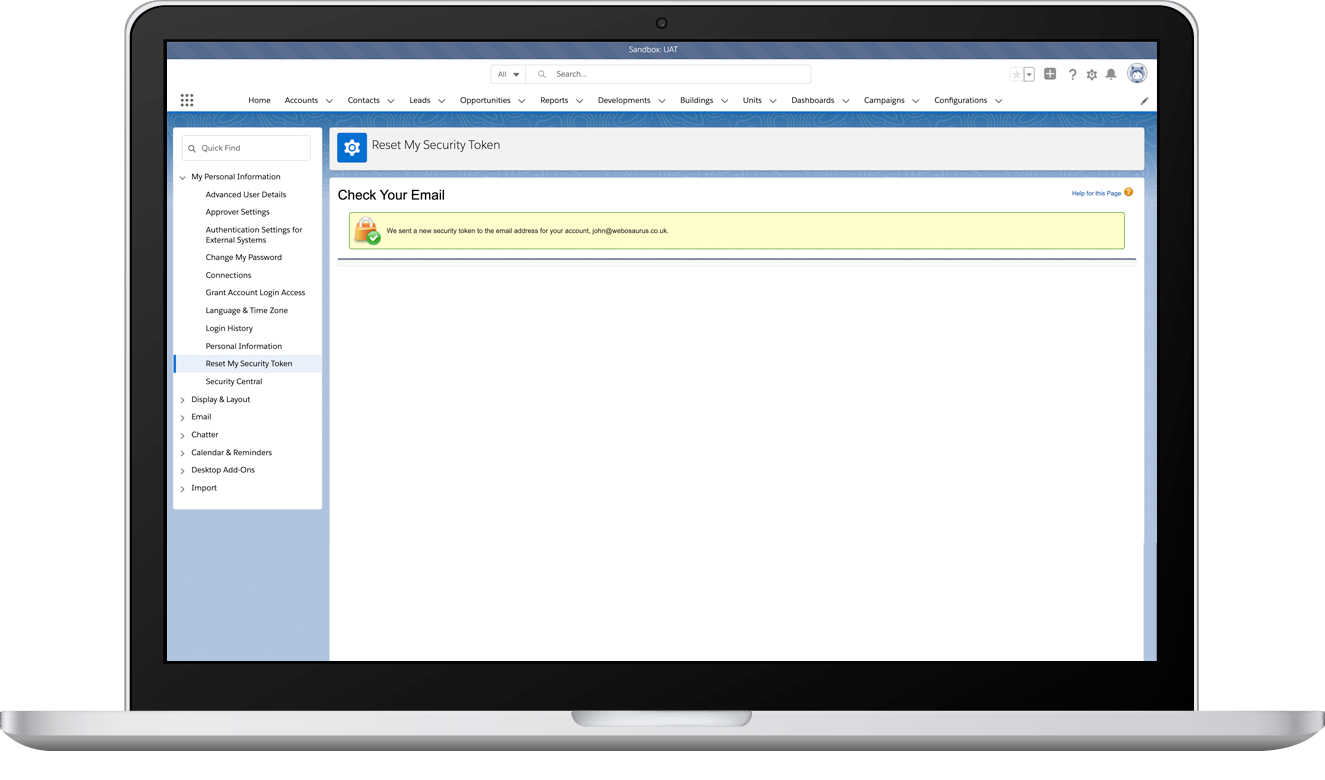 Set Up A Salesforce Connection