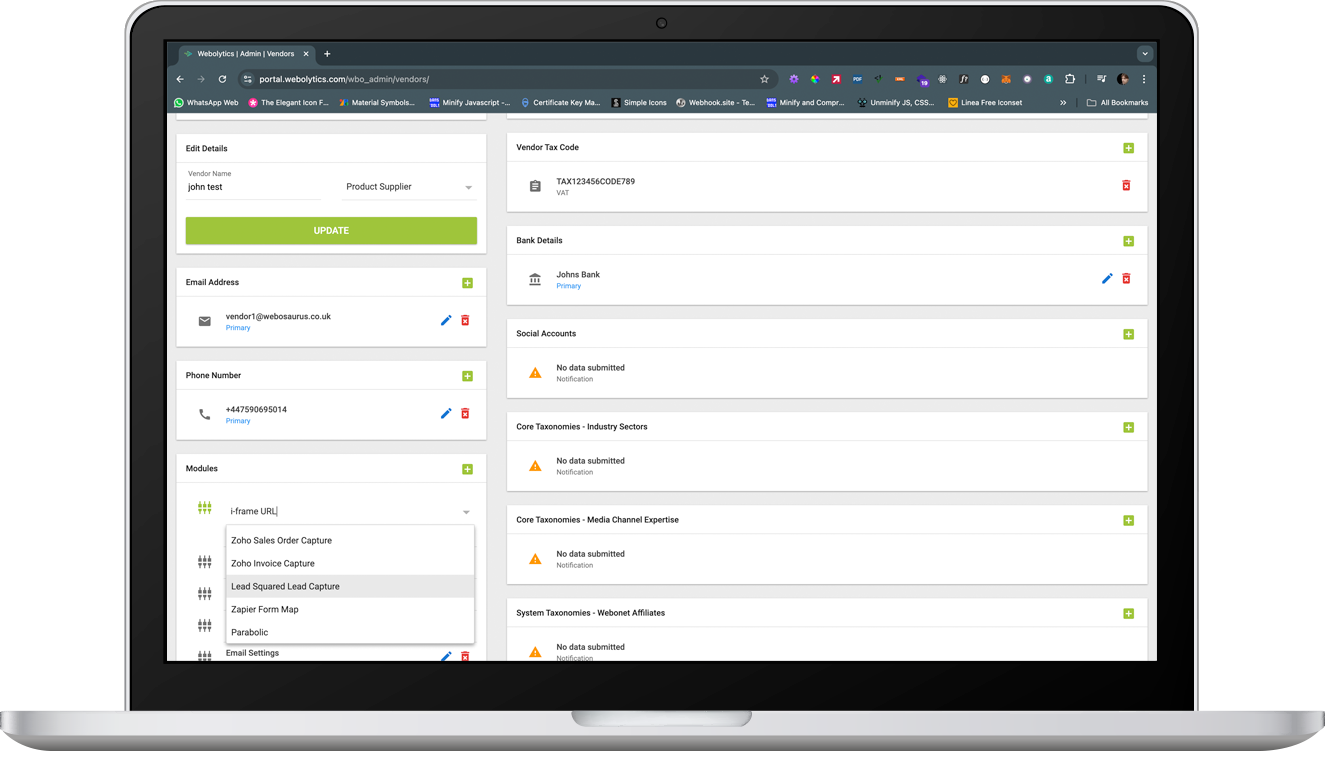 Set up a Lead Squared Connection