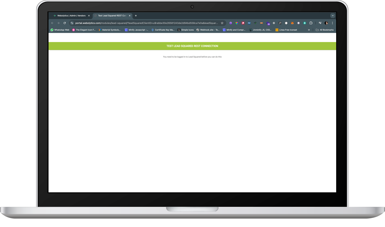Set up a Lead Squared Connection