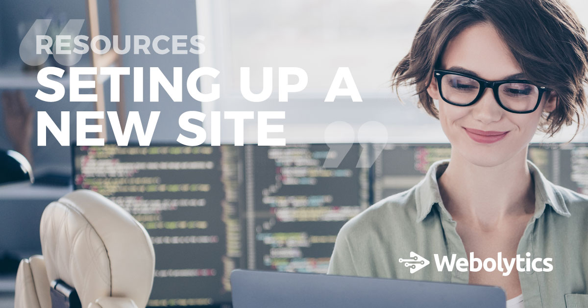 Setting up a new site